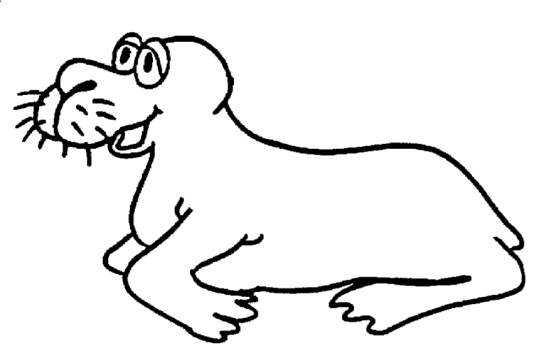 Morsa 2 | Dibujos para Colorear 24